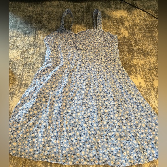 Francesca’s | Dresses | Daisy Blue Flowy Dress | Poshmark